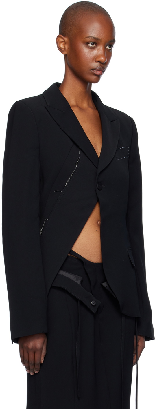 Ottolinger Black Deconstructed Blazer Ottolinger