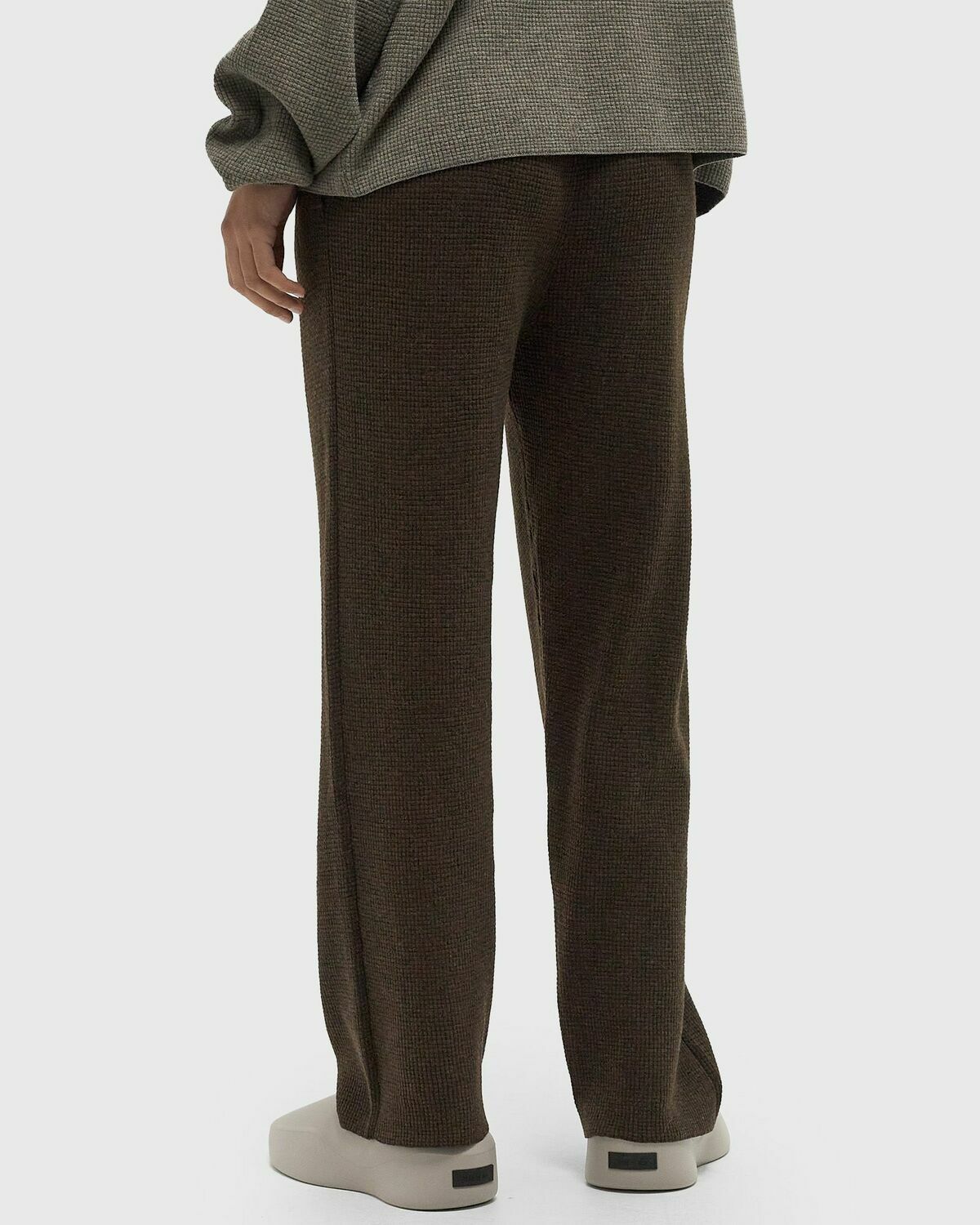 Fear of God Essentials WAFFLE RELAXED PANT Brown Womens Casual Pant ...