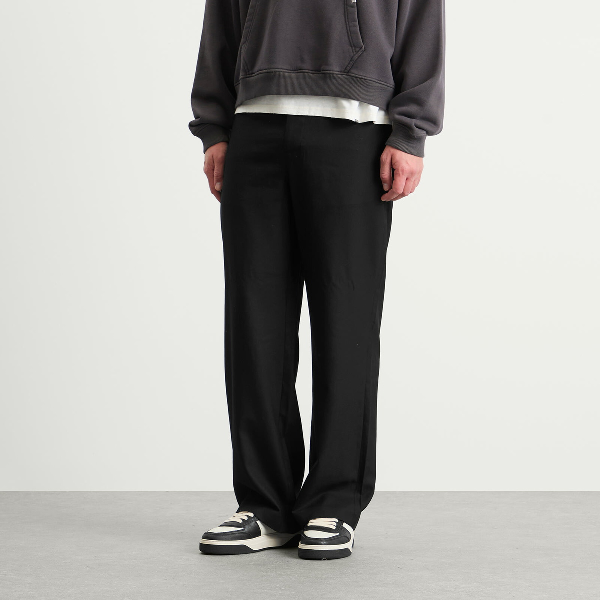 Represent Men's Wool Pant in Jet Black Represent