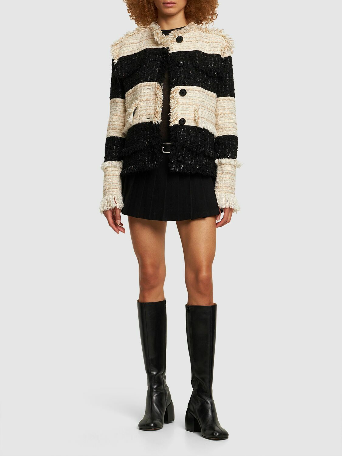 MSGM - Cotton & Wool Blend Jacket MSGM