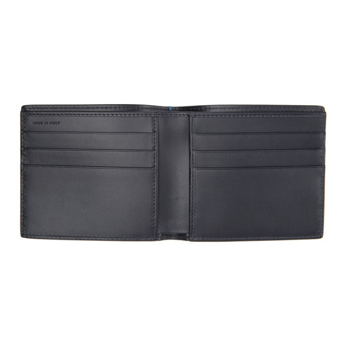 Smythson Navy Burlington 6 Card Wallet Smythson