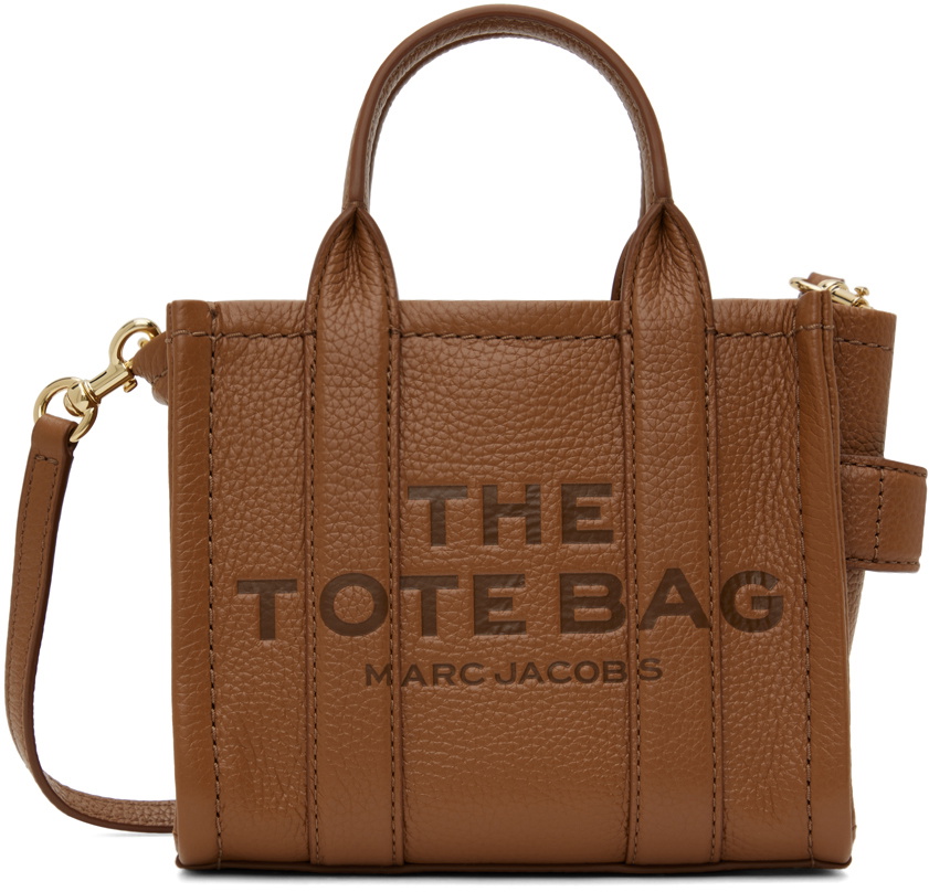 Marc Jacobs Brown 'The Leather Mini' Tote Marc Jacobs