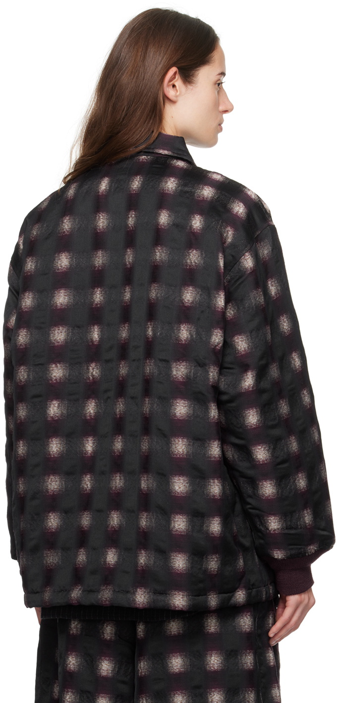 NEEDLES Black Check Jacket Needles