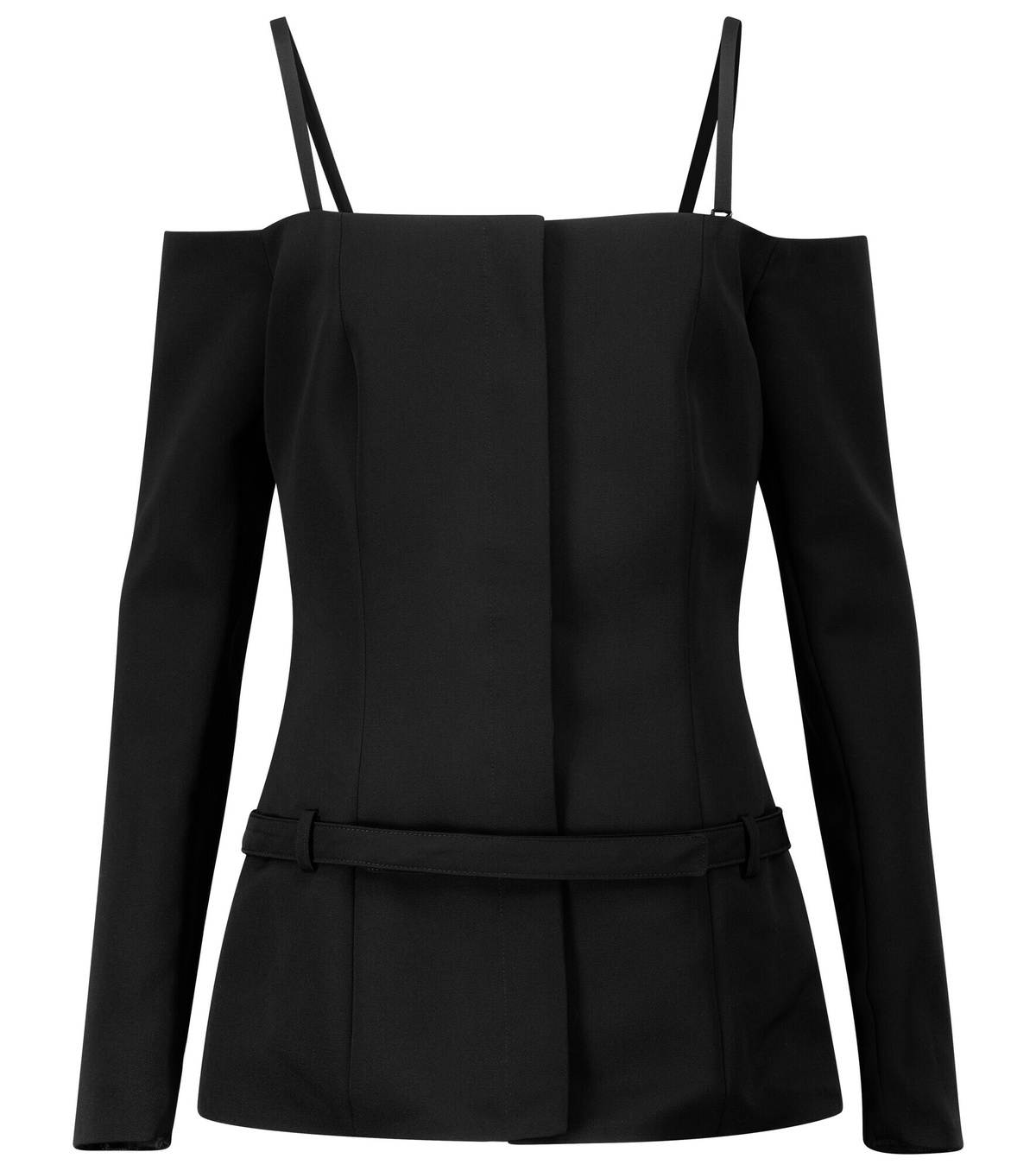 Coperni - Off-shoulder virgin wool top Coperni