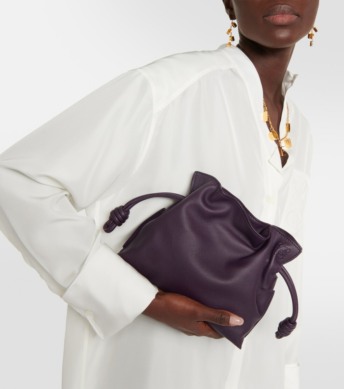 Loewe Flamenco Mini leather clutch Loewe