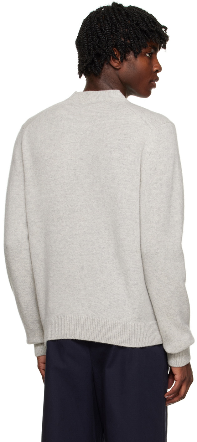 Maison Kitsuné Gray Baby Fox Sweater Maison Kitsune
