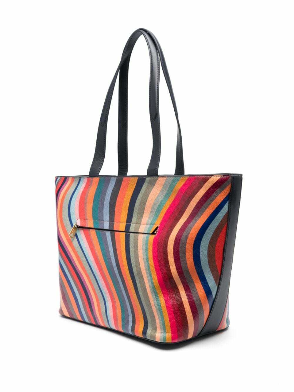 PAUL SMITH - Swirl Leather Shopping Bag Paul Smith