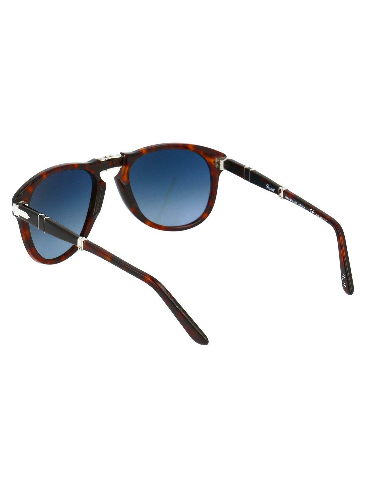 Persol 714 Round Frame Folding Sunglasses Persol