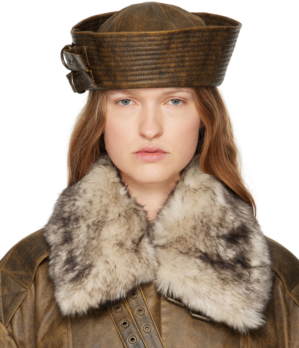 VAQUERA Brown Sailor Beach Hat Vaquera