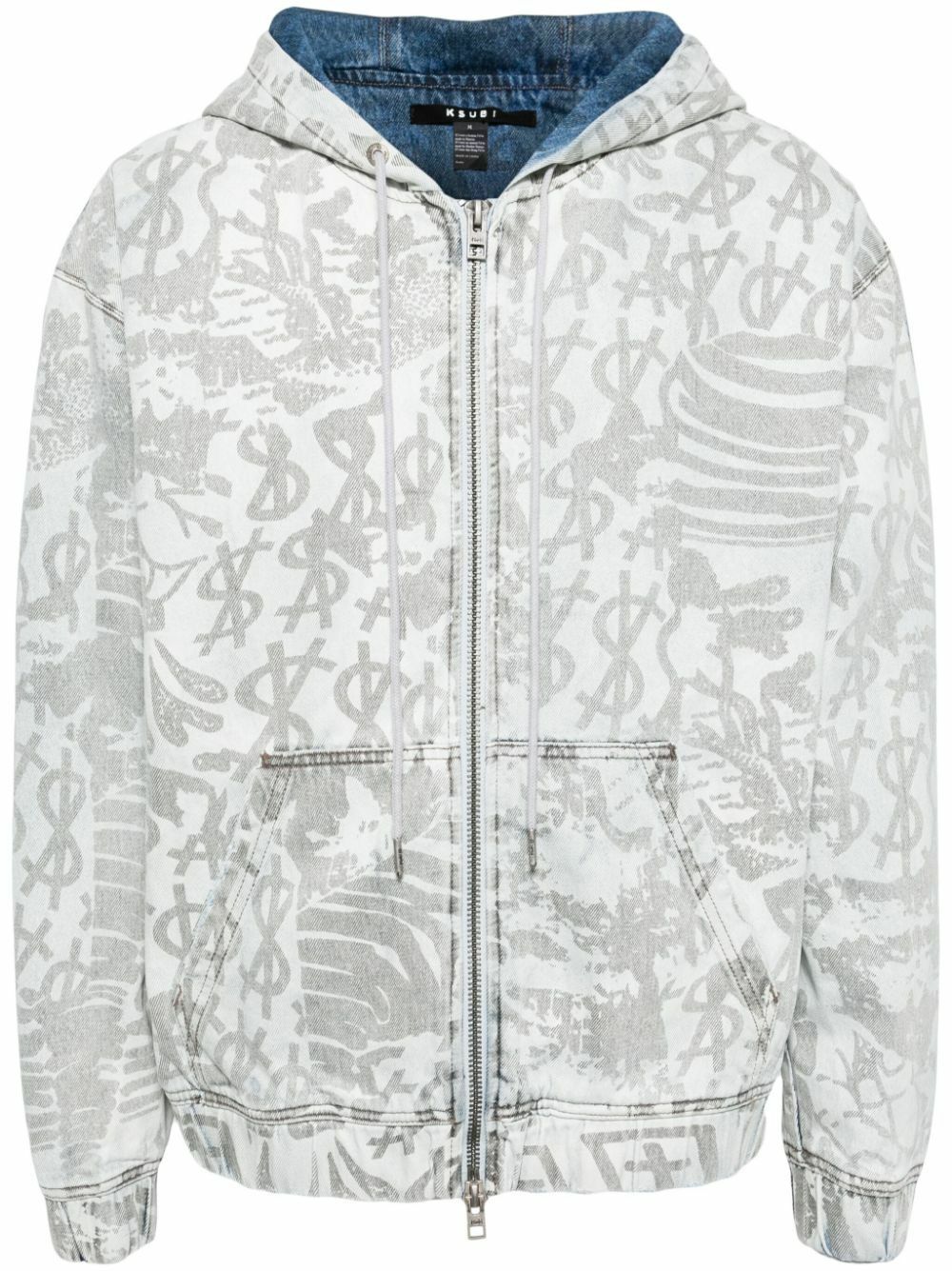Ksubi Kollage Zip-Up Hoodie Ksubi