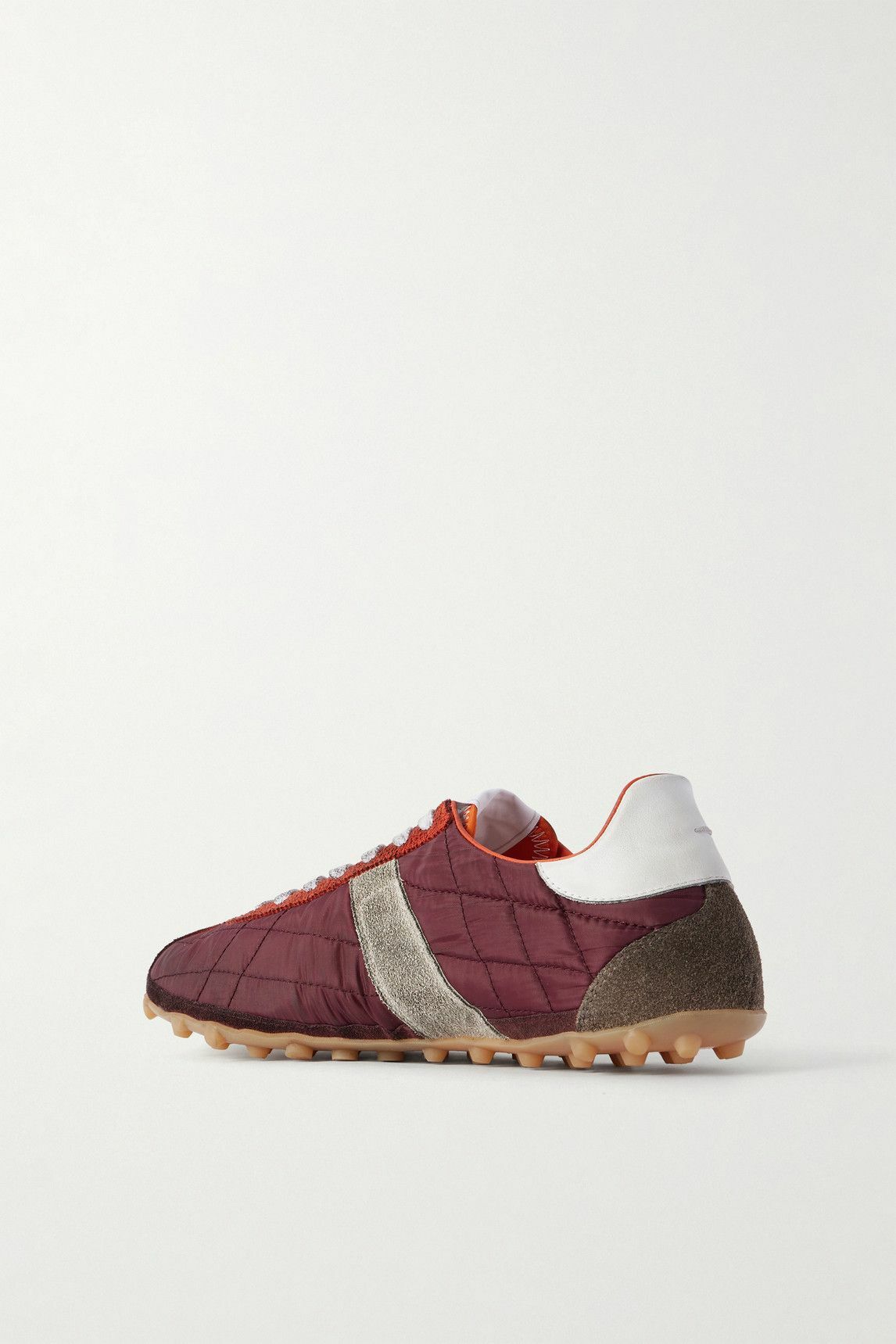Maison Margiela - Sprinters Leather and Suede-Trimmed Nylon Sneakers ...