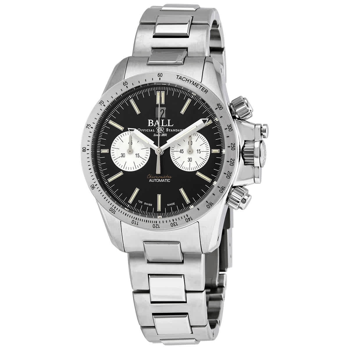 Ball Engineer Hydrocarbon Racer Chronograph Automatic Black Dial Mens ...