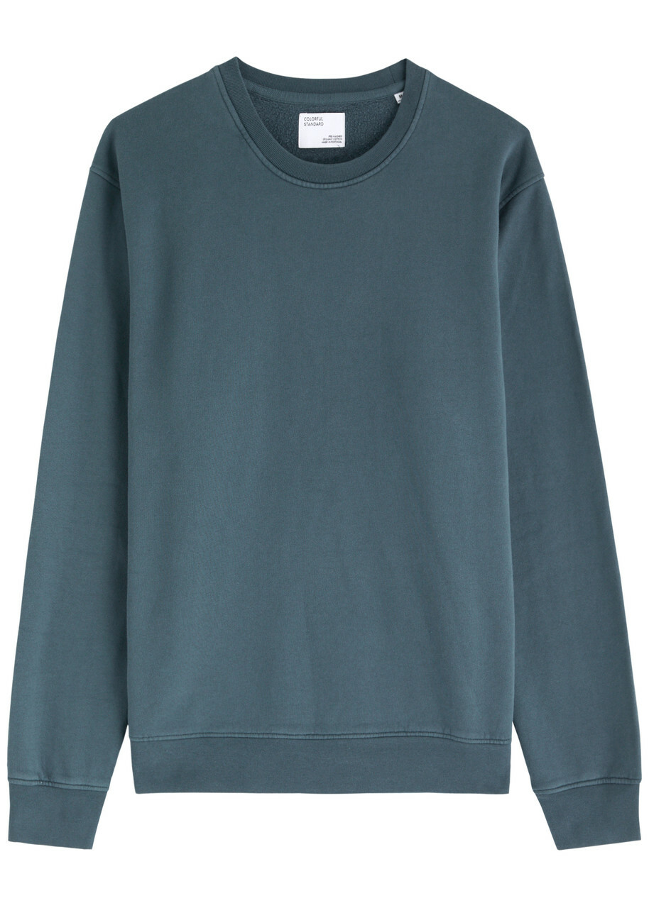 Colorful Standard Cotton Sweatshirt Blue Colorful Standard