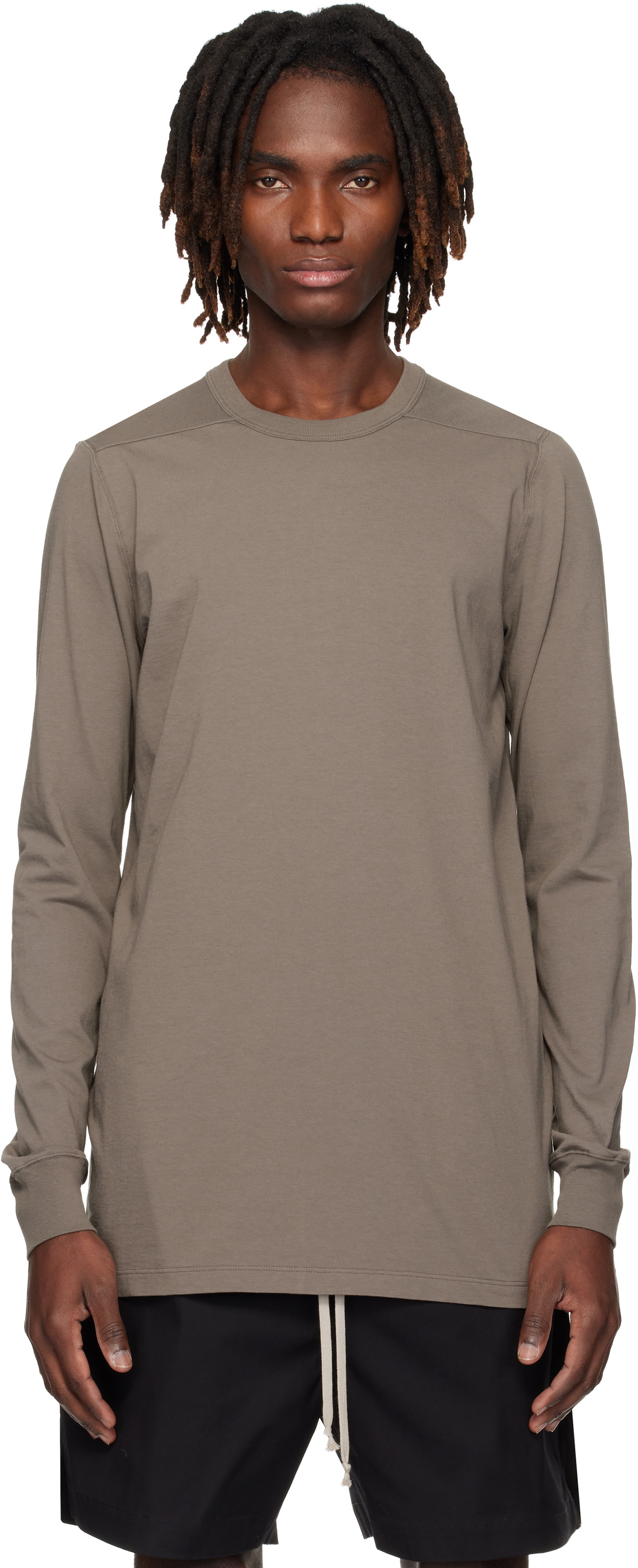 Rick Owens Gray Temple Level LS T-shirt Rick Owens