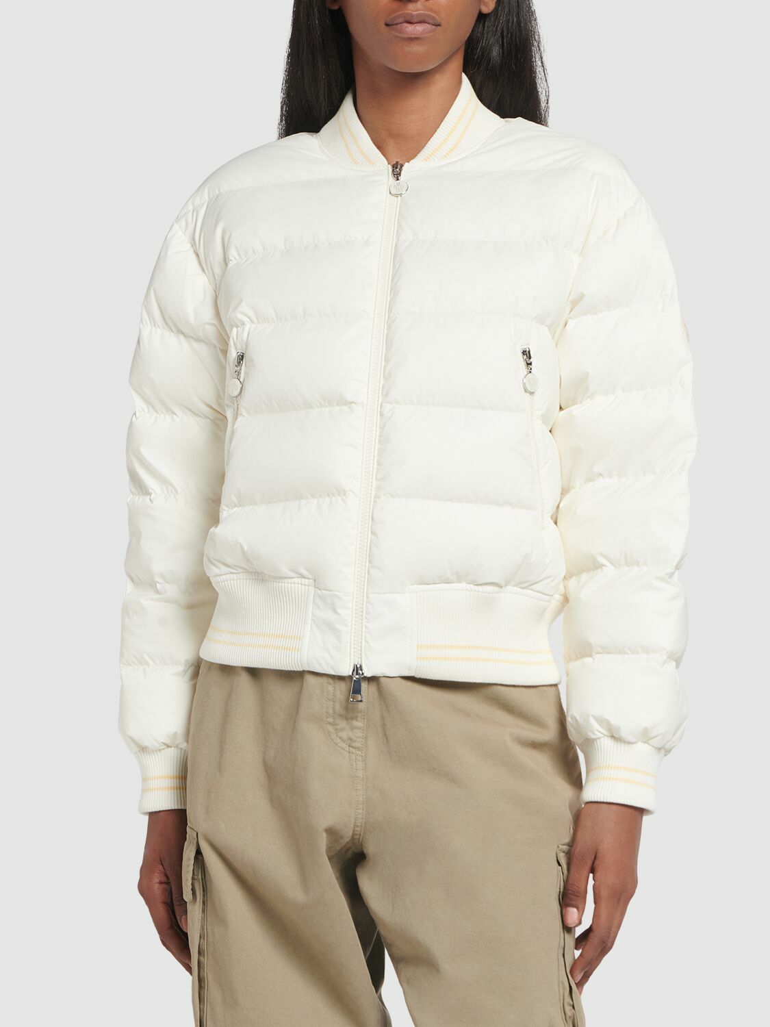 MONCLER - Argo Nylon Down Bomber Jacket Moncler