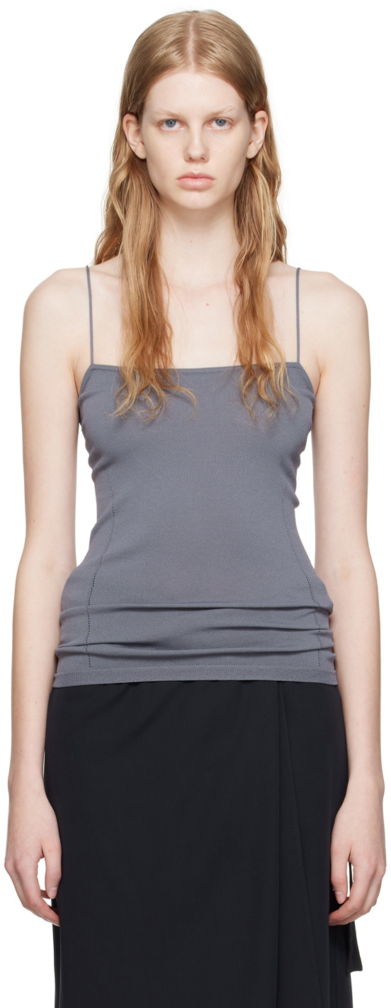 LEMAIRE Gray Darted Camisole Lemaire