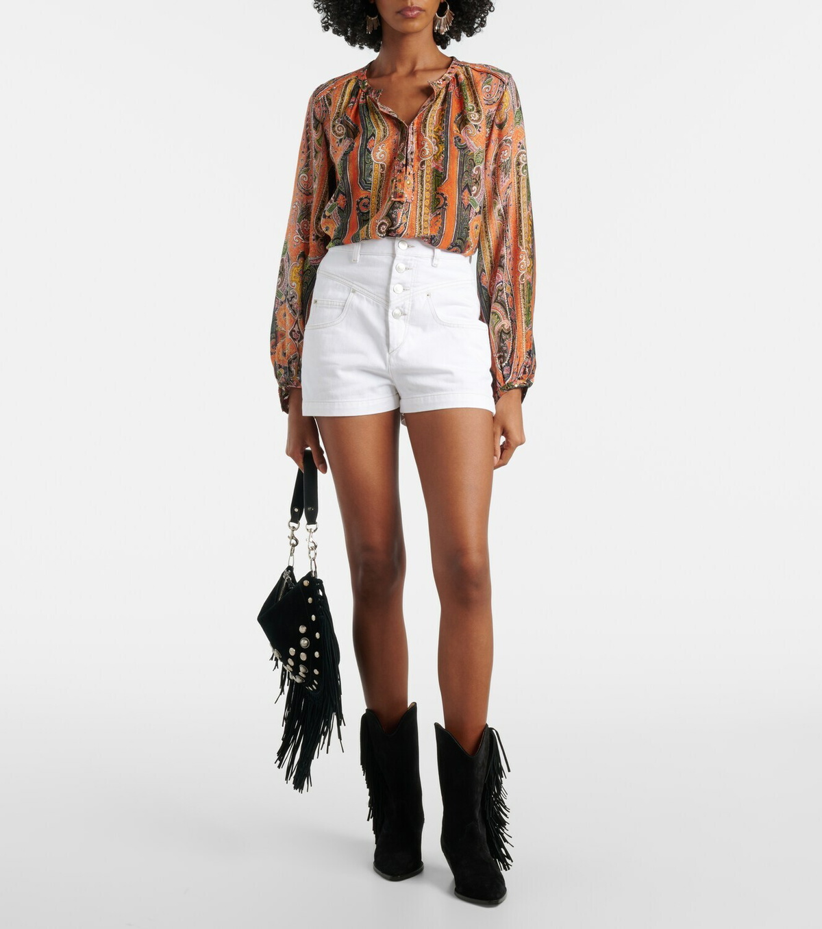 Isabel Marant High-rise denim shorts Isabel Marant