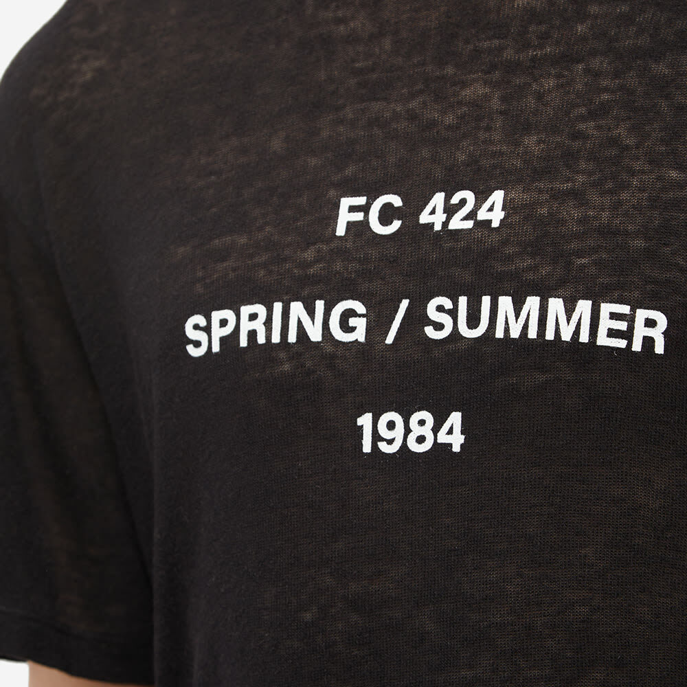 424 Men's Fc 1984 Logo T-Shirt in Black 424