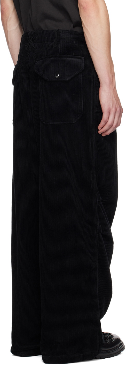 Engineered Garments Black Over Trousers Engineered Garments