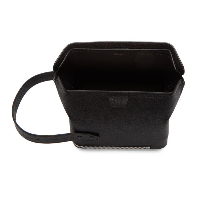 Valextra Black Tric Trac Pouch Valextra