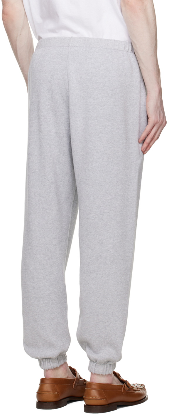 Ghiaia Cashmere Gray Drawstring Lounge Pants Ghiaia Cashmere