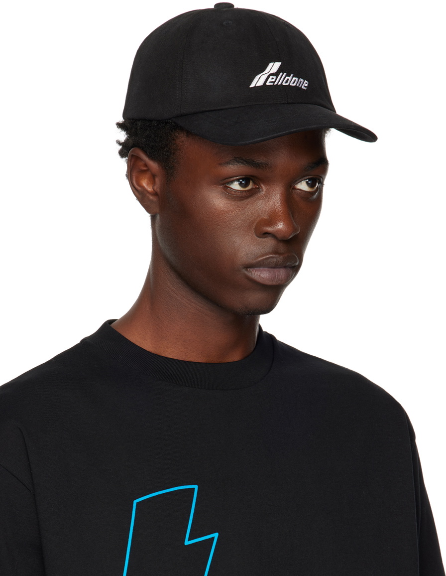 We11done Black Washed Cap We11done