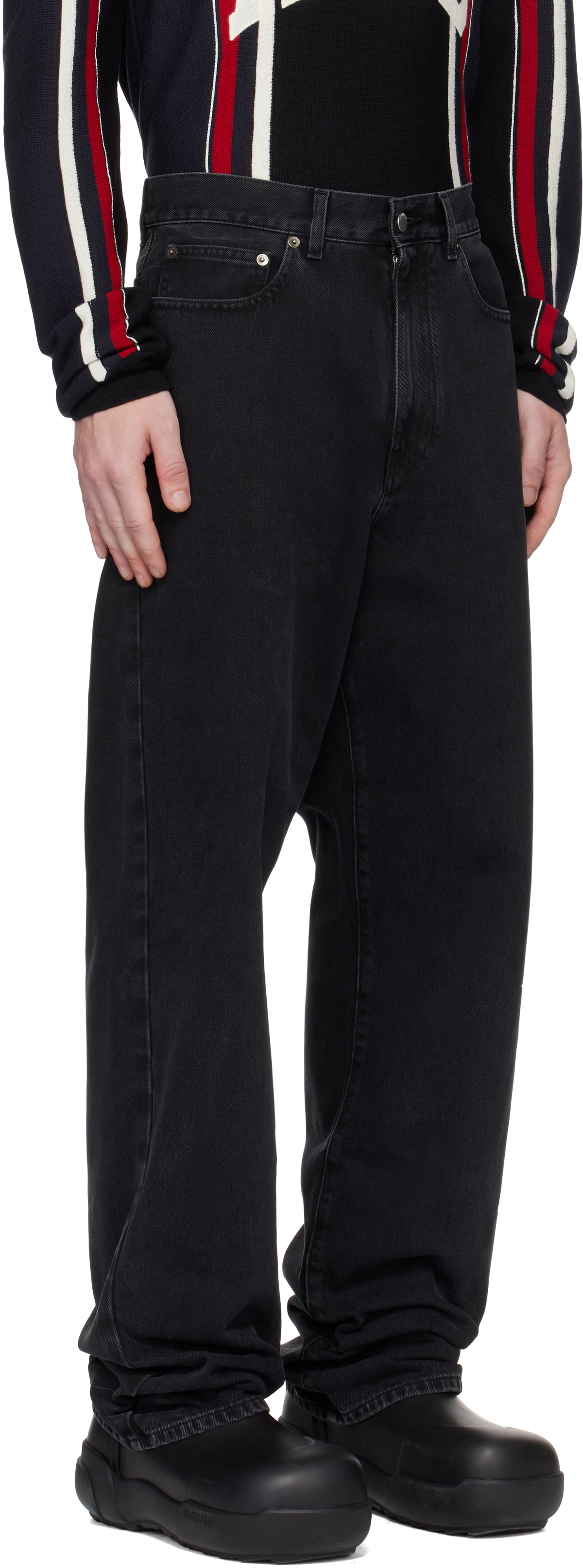 AMBUSH Black Basic Denim Jeans Ambush