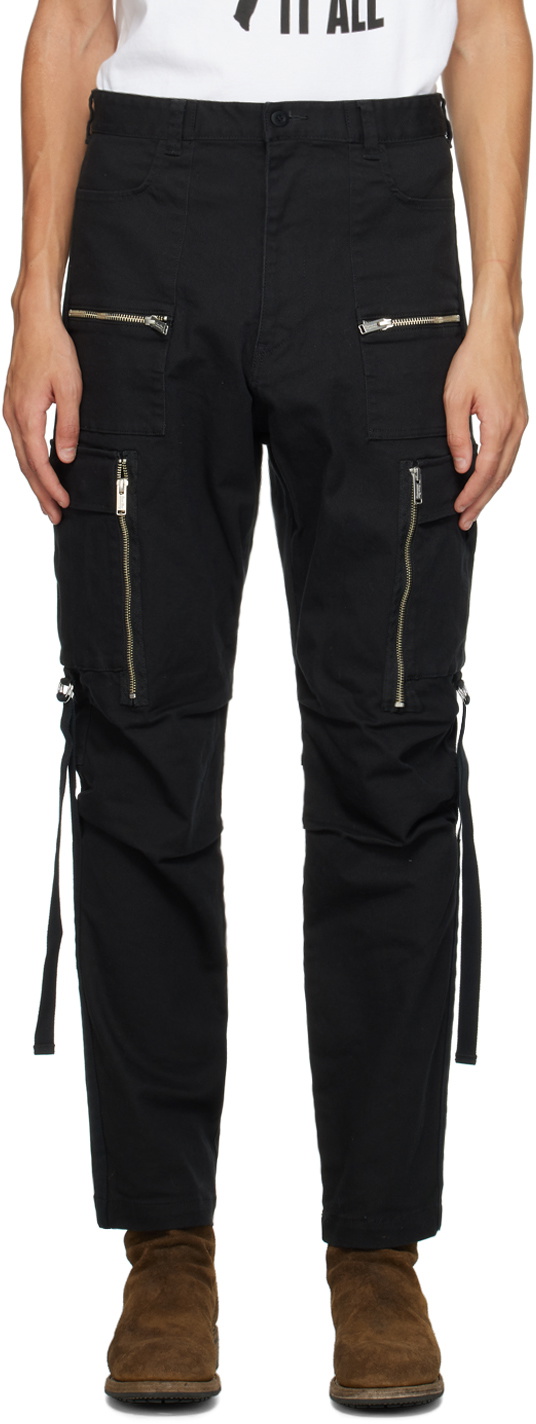 UNDERCOVER Black Zip Cargo Pants Undercover