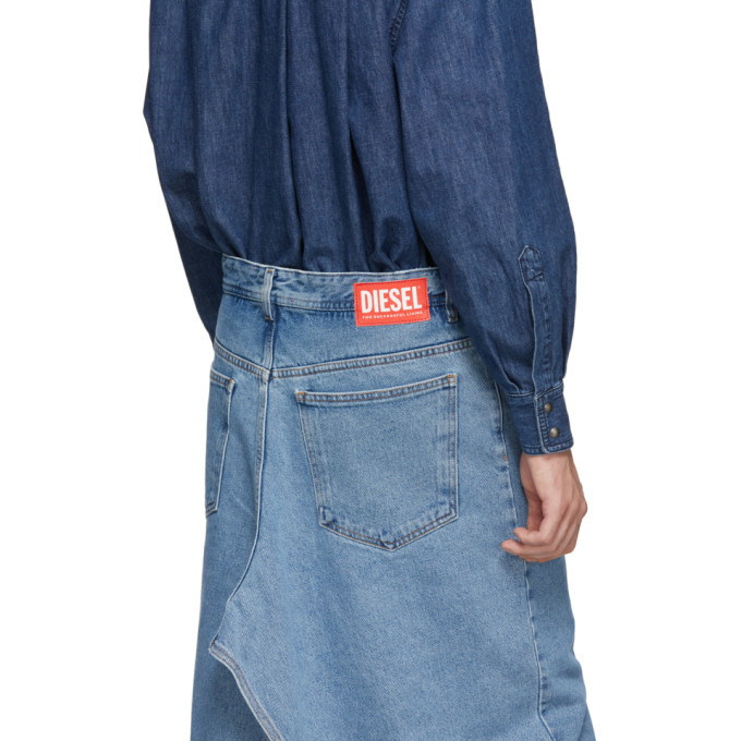 Diesel Red Tag Indigo Shayne Oliver Edition Ultimate Wide-leg Jeans Diesel