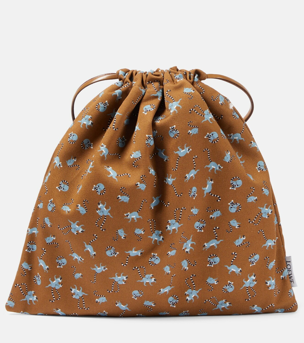 Loewe x Suna Fujita Lemur Small canvas pouch Loewe