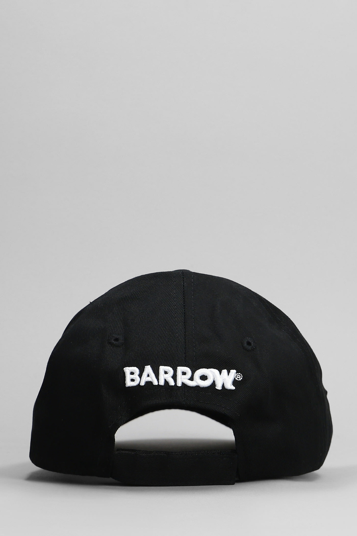 Barrow Black Cotton Hat Barrow