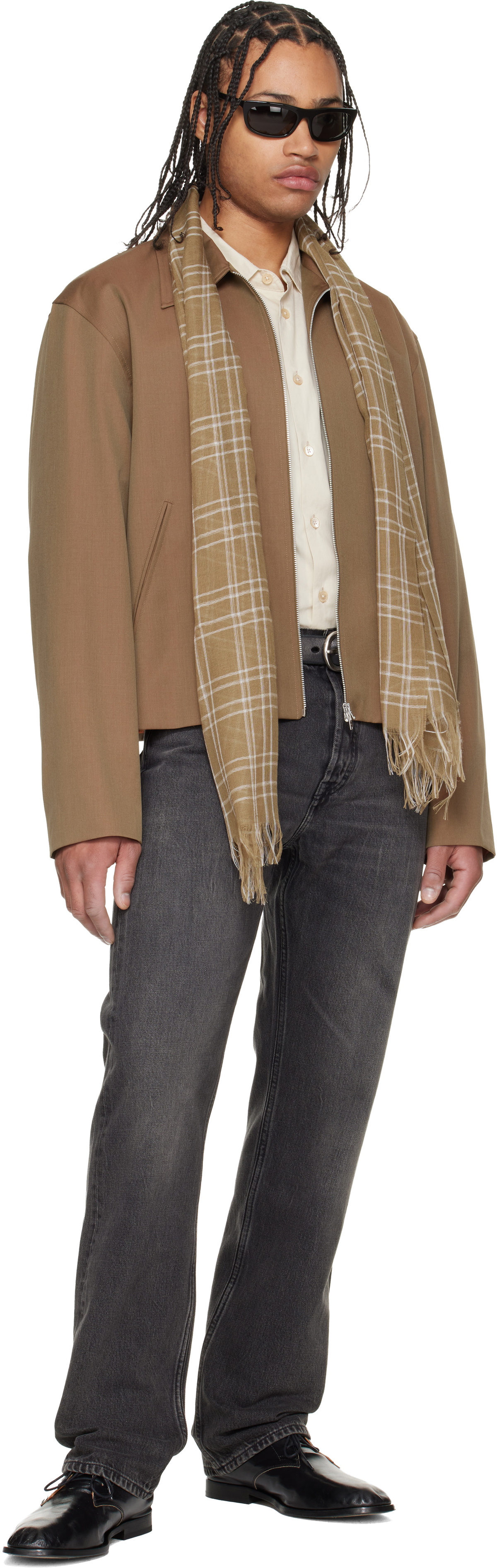 OUR LEGACY Brown Mini Jacket Our Legacy