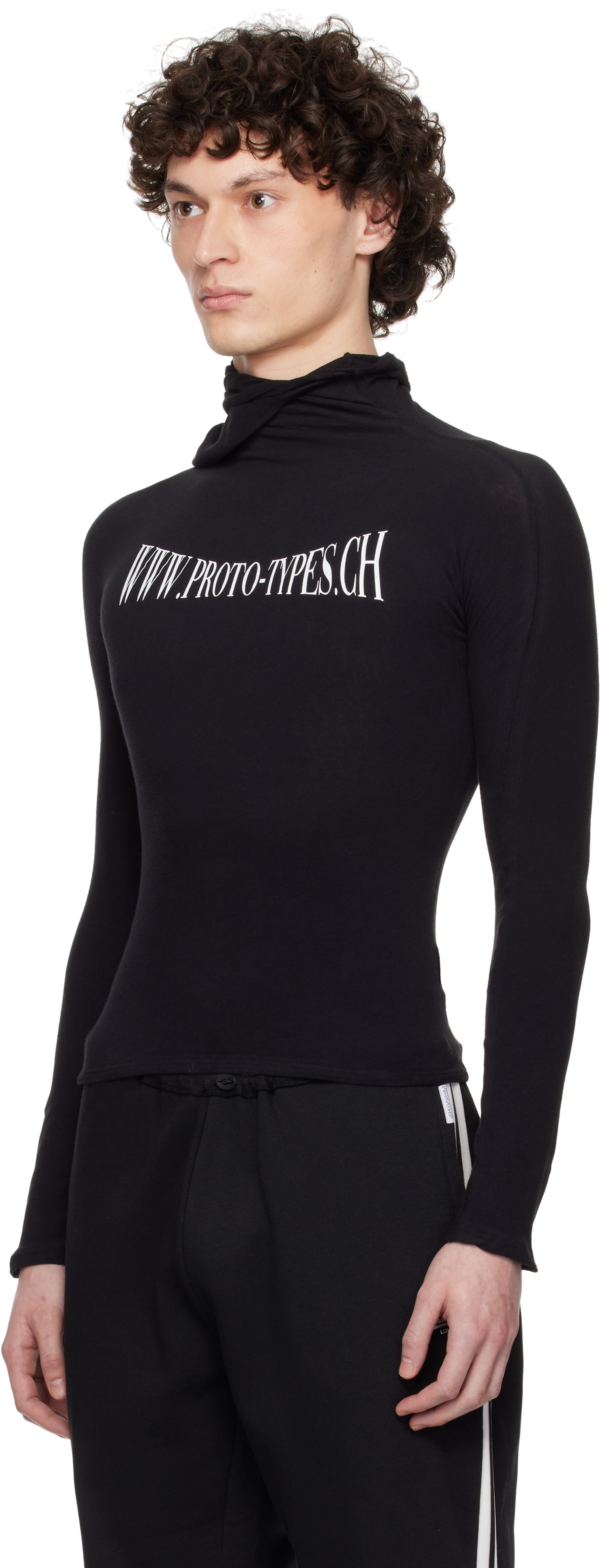 Prototypes Black Twisted Website Hoodie PROTOTYPES
