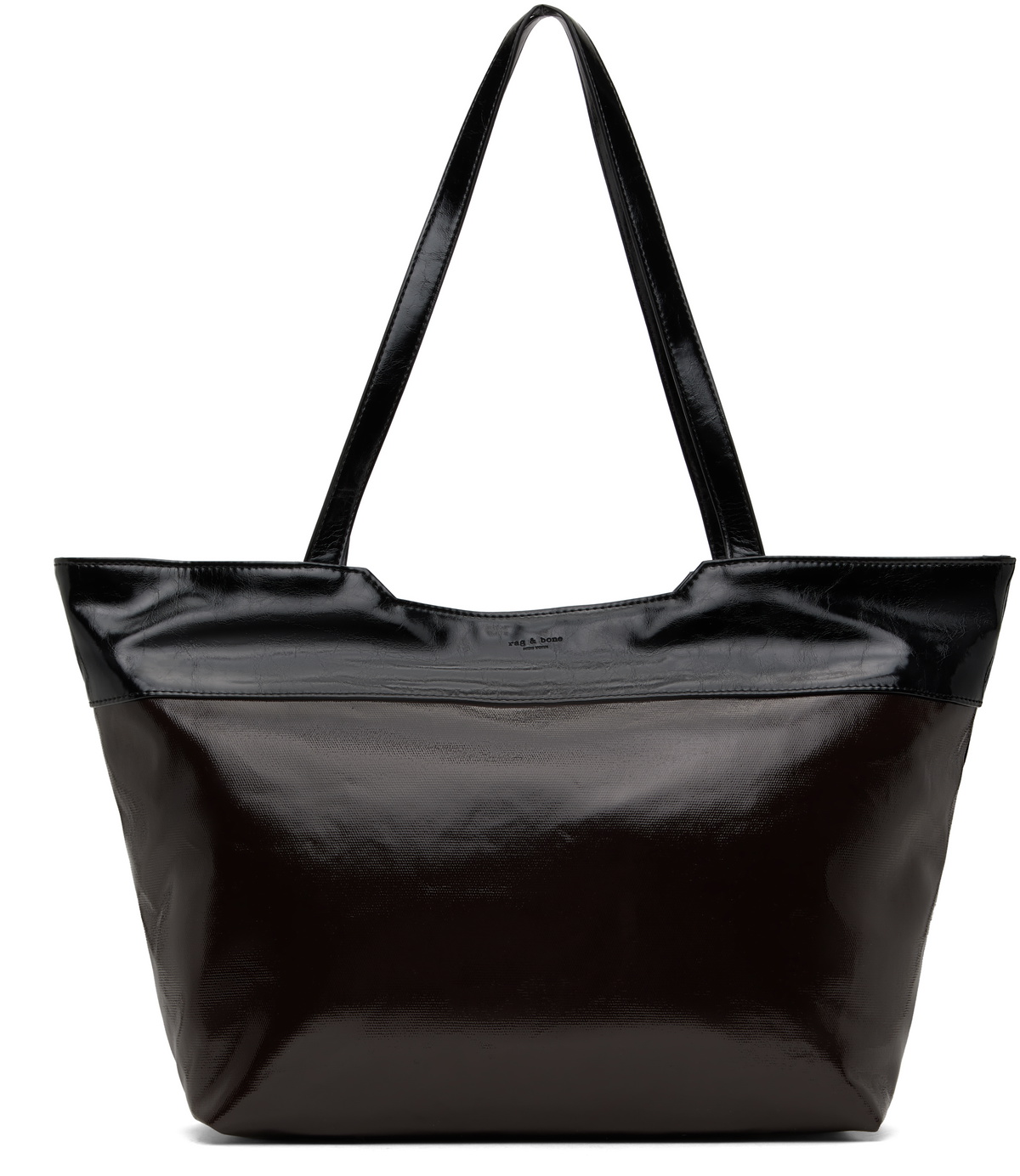 rag & bone Brown & Black Emerson Tote Rag and Bone
