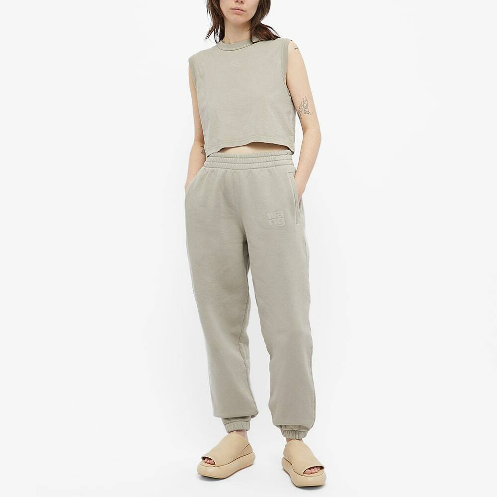 Alexander Wang Women's Classic Puff Logo Sweat Pant in Clay Alexander Wang