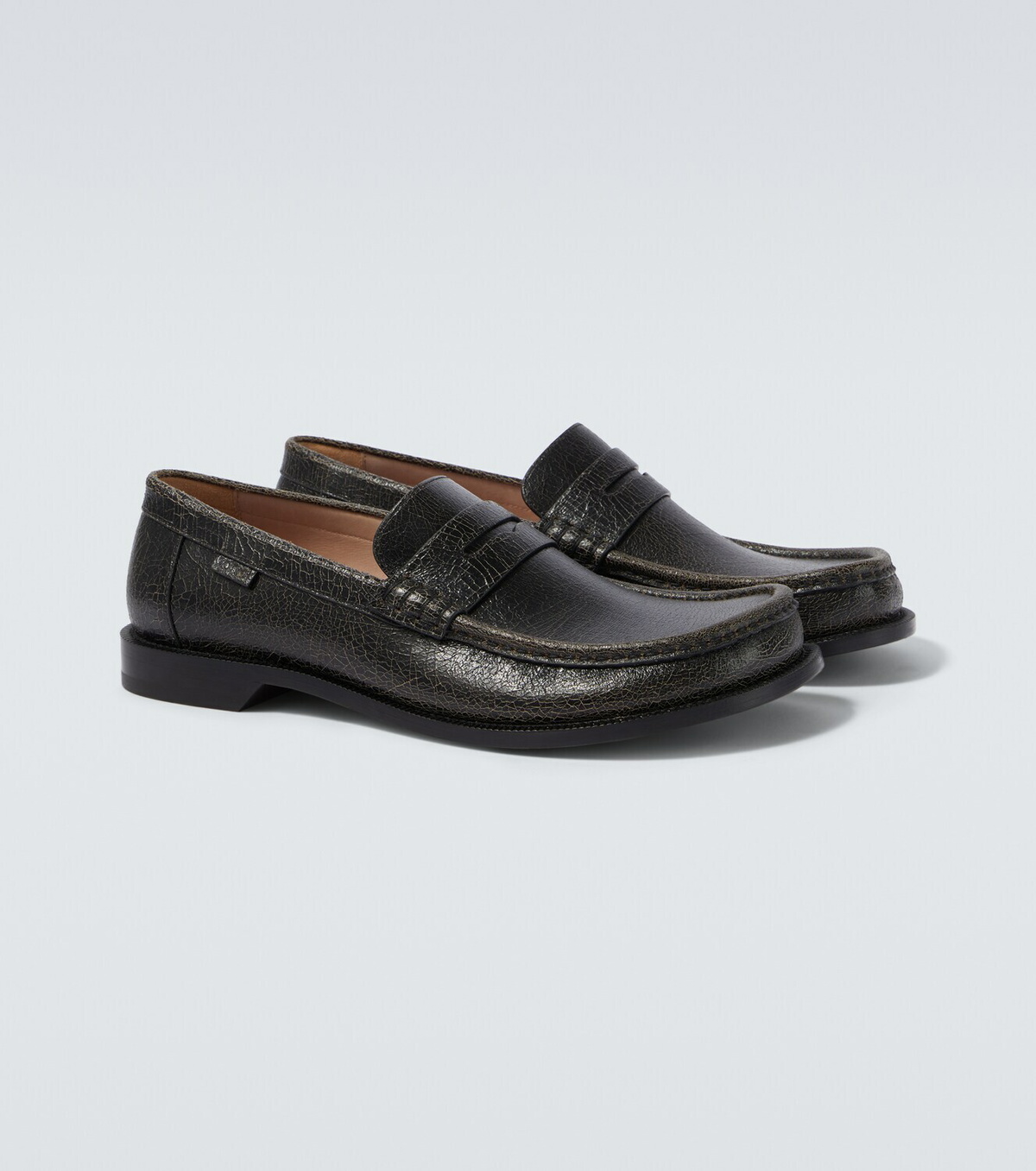 Loewe Campo leather penny loafers Loewe