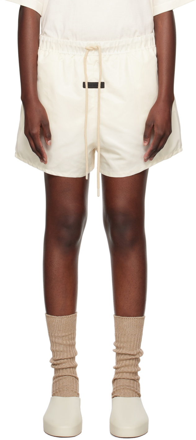 Fear of God ESSENTIALS Off-White Drawstring Shorts Fear Of God Essentials