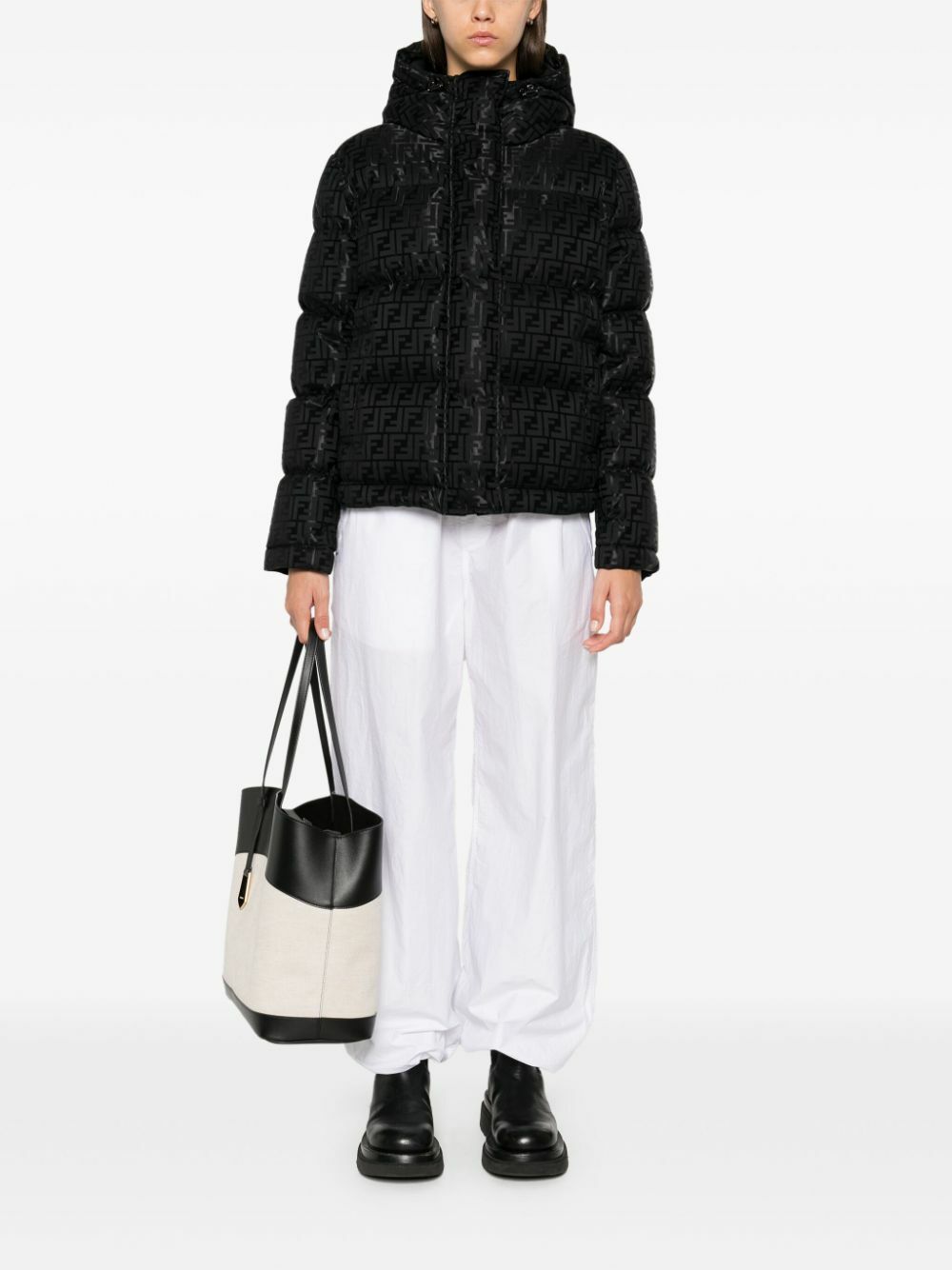 FENDI - Ff Short Down Jacket Fendi