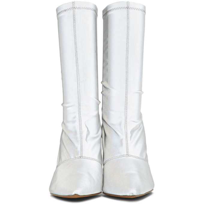 YEEZY Silver Reflective Ankle Boots Yeezy