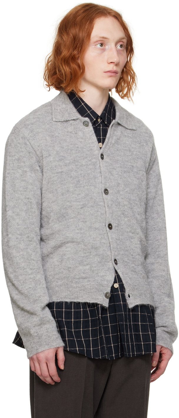 Our Legacy Gray Evening Cardigan Our Legacy