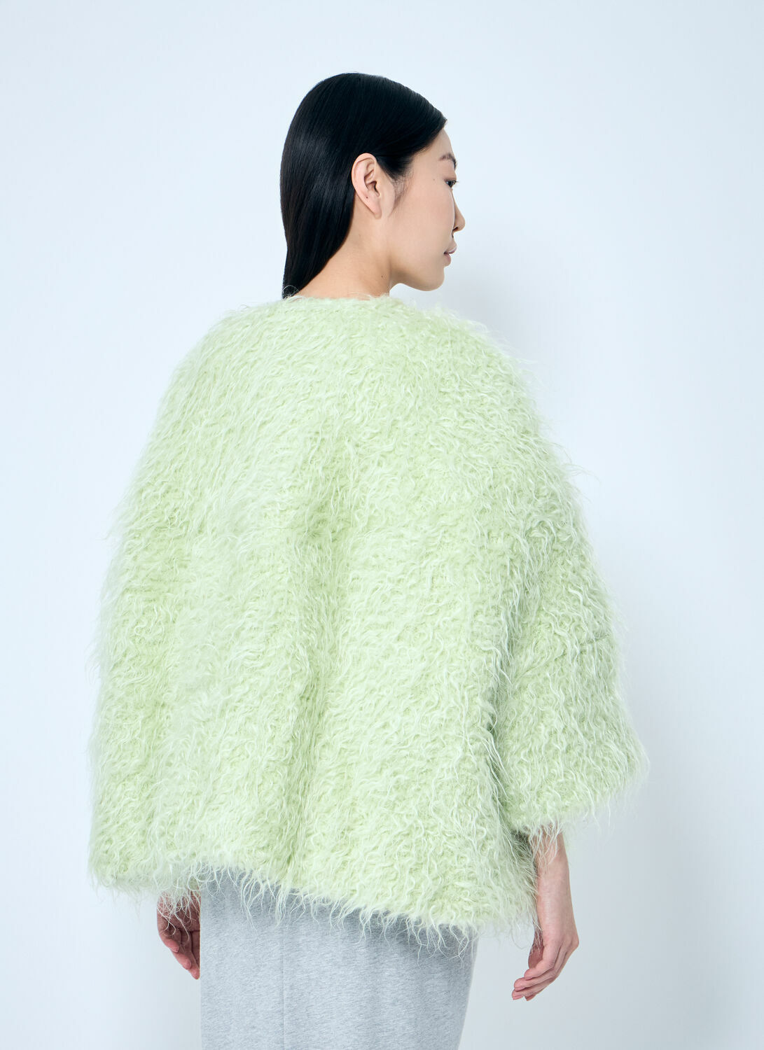 Dries Van Noten Voilin Faux Fur Jacket Dries Van Noten