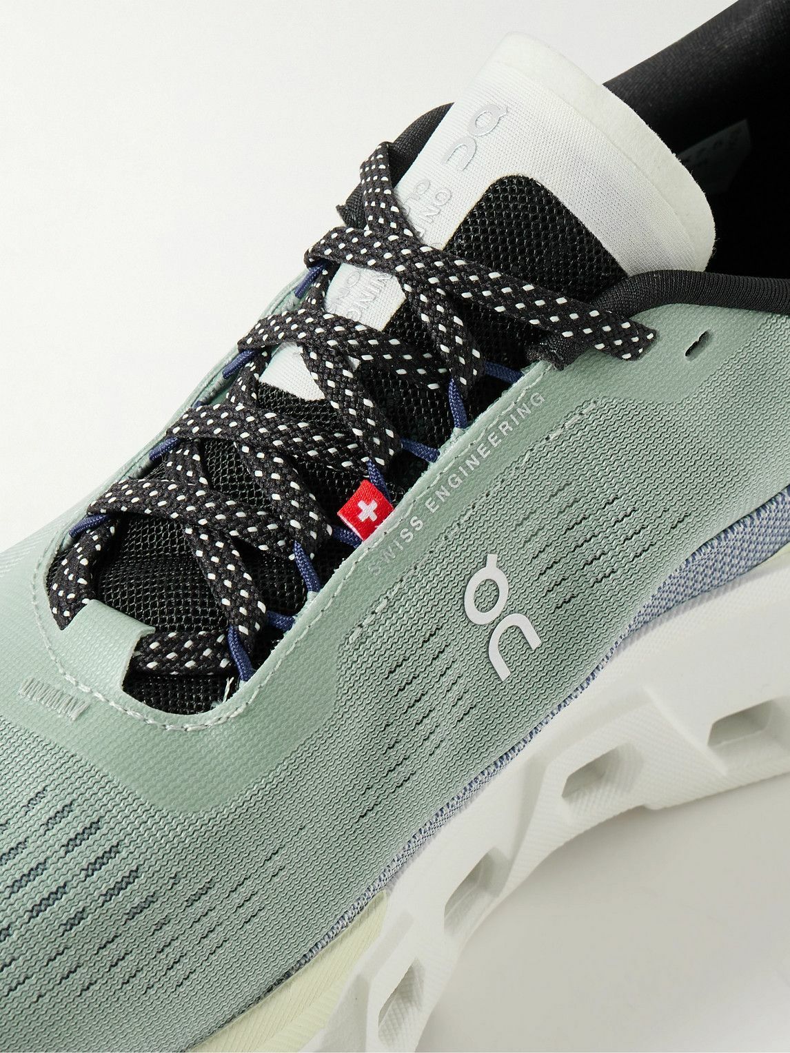 ON - Cloudmonster 2 Rubber-Trimmed Mesh Running Sneakers - Green On