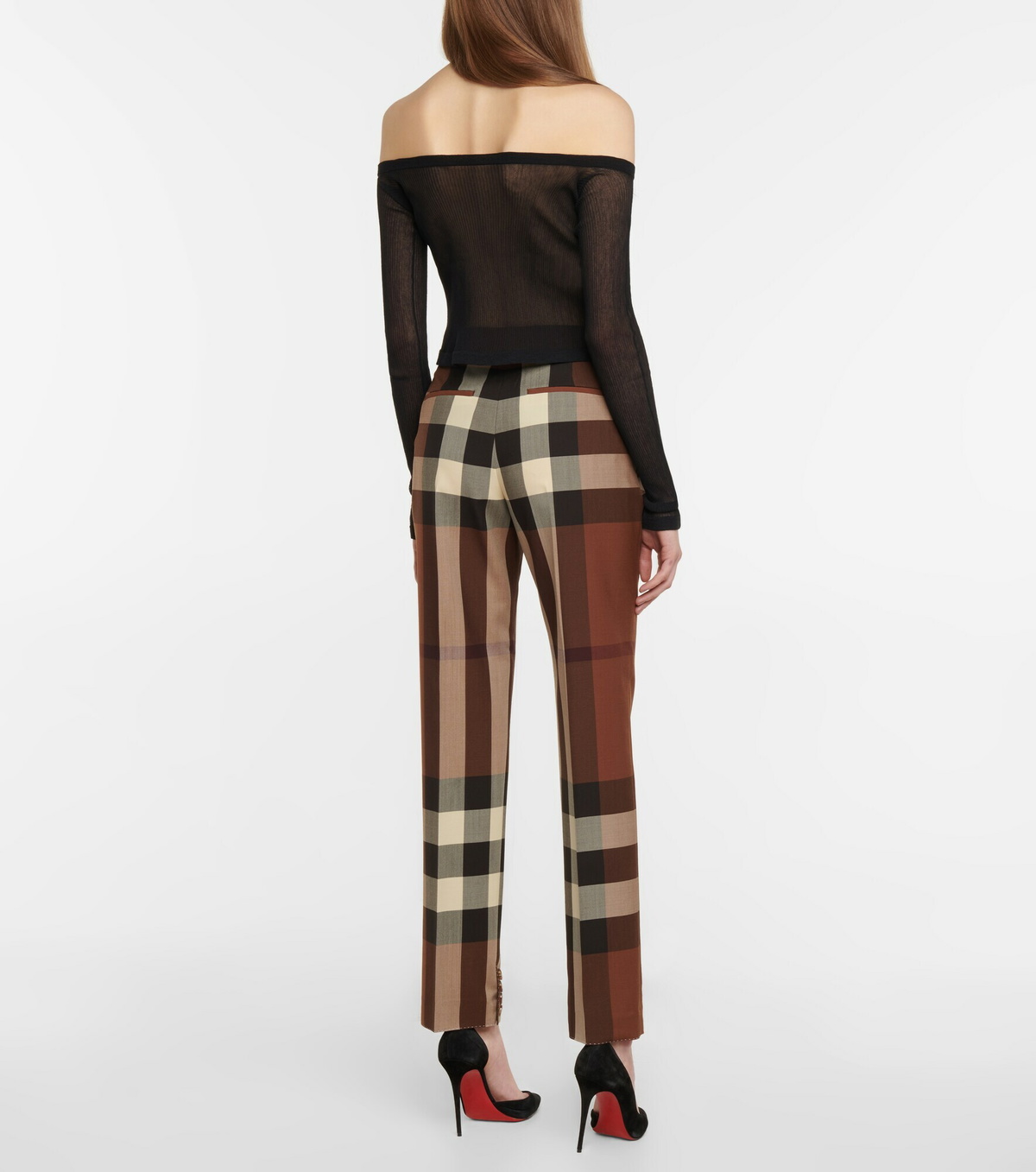 Burberry - Sheer cotton-blend top Burberry