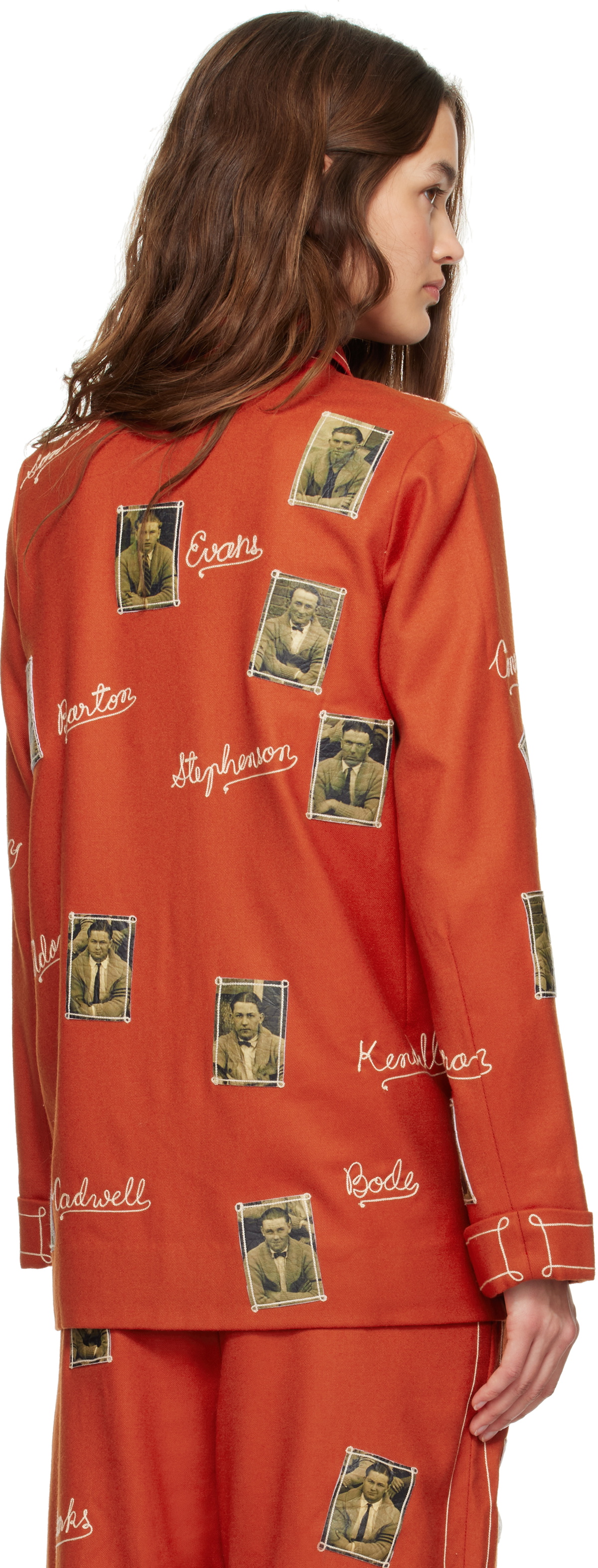 Bode Red Alumni Jacket Bode