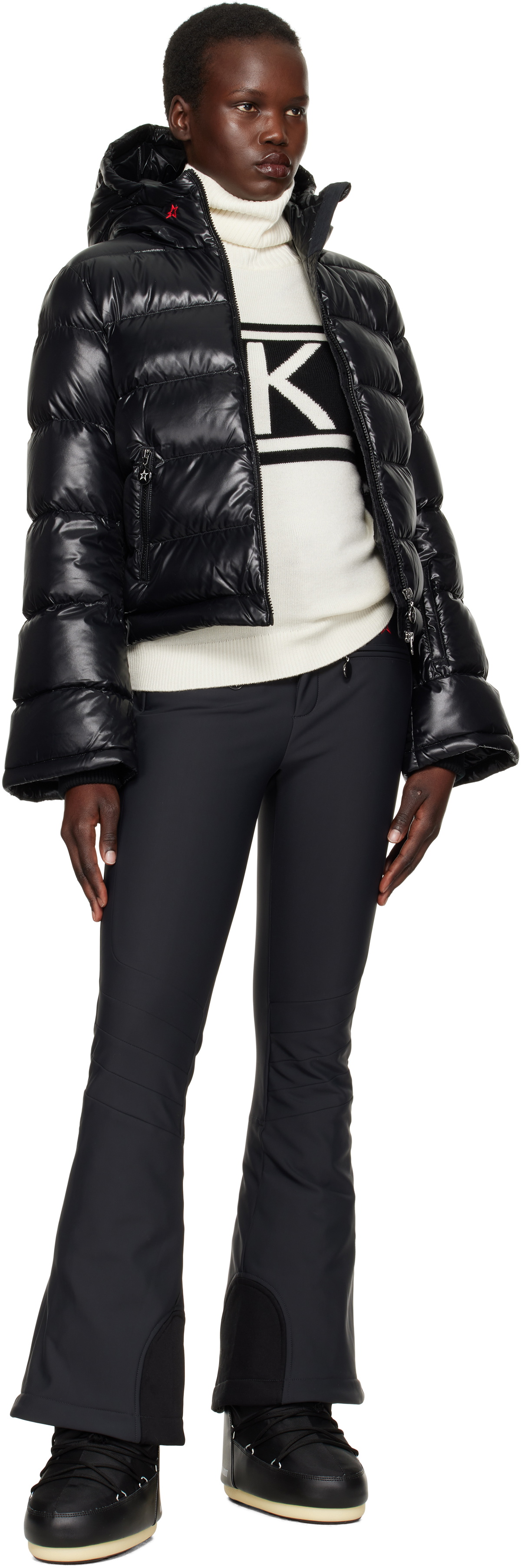 Perfect Moment White Schild Merino Wool Turtleneck Perfect Moment