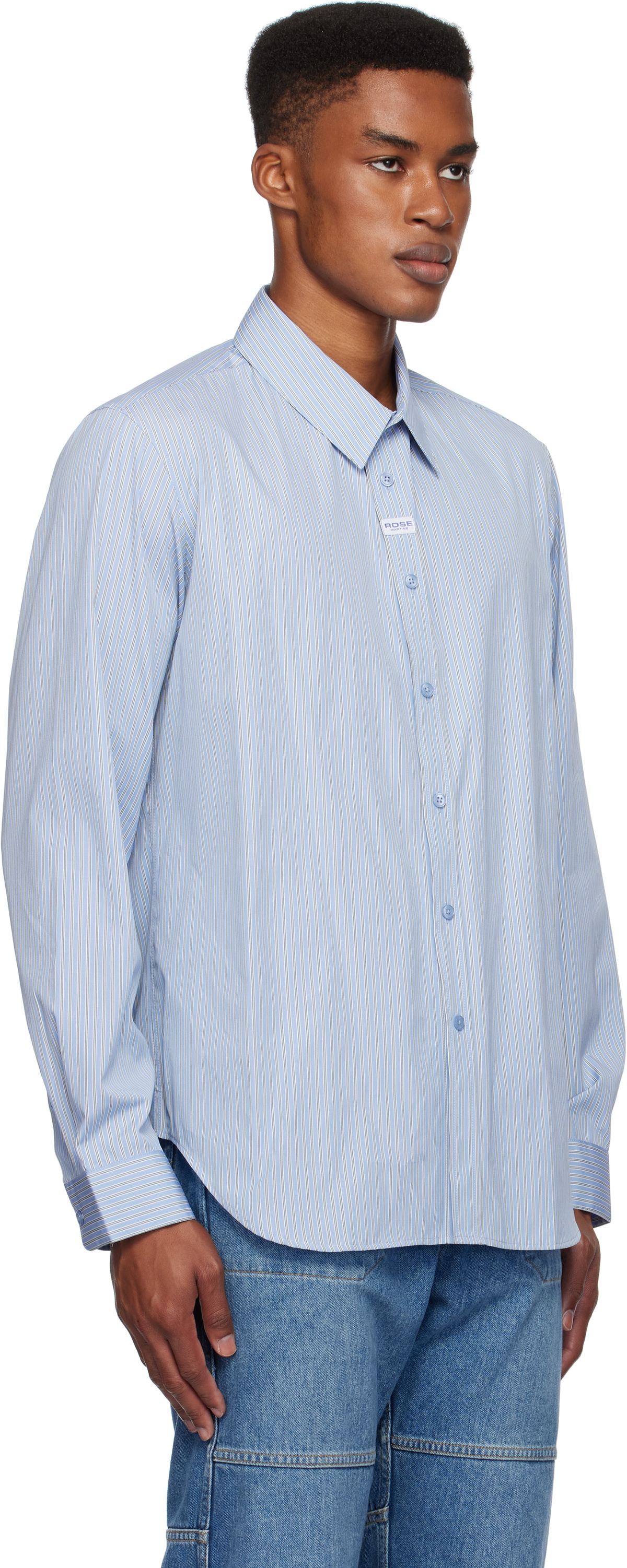 Martine Rose Blue Classic Shirt Martine Rose