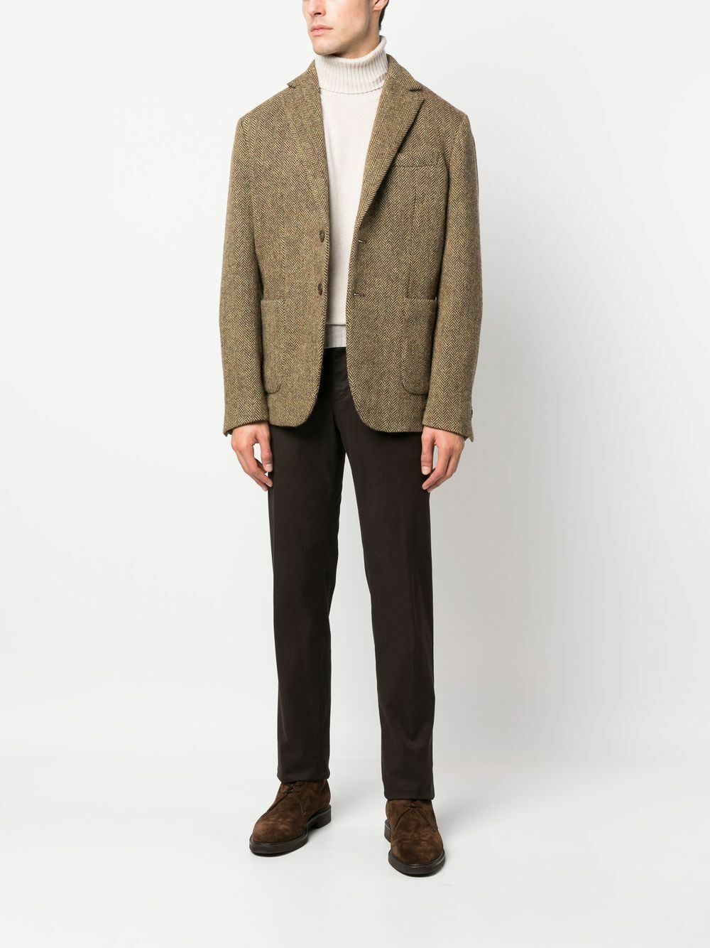 MALO - High Neck Sweater In Wool Malone Souliers
