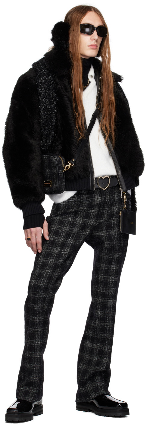 Ernest W. Baker Gold Diamond Quilted Stone Ring Ernest W. Baker