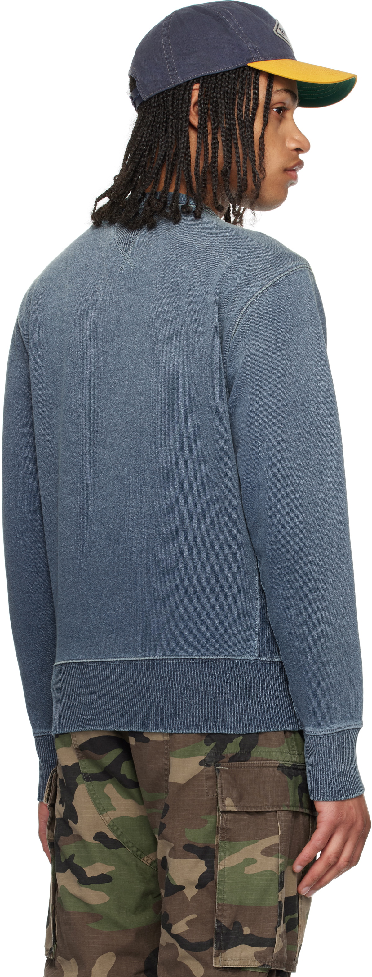RRL Blue French Terry Sweatshirt RRL