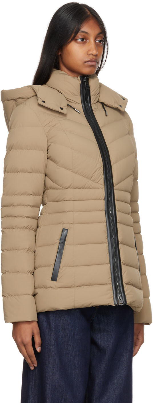 Mackage Tan Patsy Down Jacket Mackage